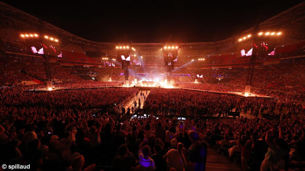 Groupama Stadium : Soprano a débuté sa tournée des plus grands stades ...